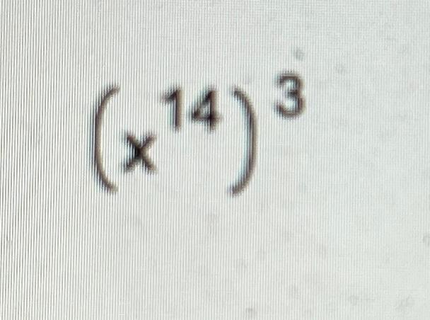 Solved (x14)3 | Chegg.com