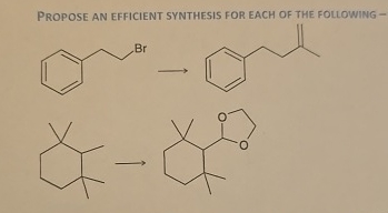 Solved by an EXPERT Propose an EFFICIENT SYnthesis For EACH OF THE | Chegg.com