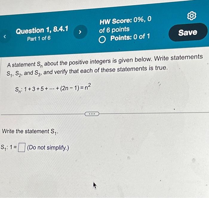 Solved A statement Sn about the positive integers is given | Chegg.com
