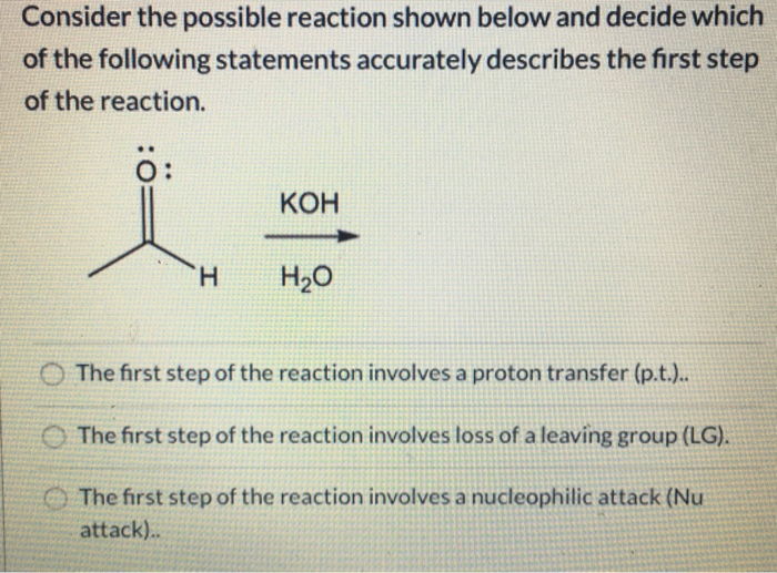 Solved Consider the possible reaction shown below and decide | Chegg.com