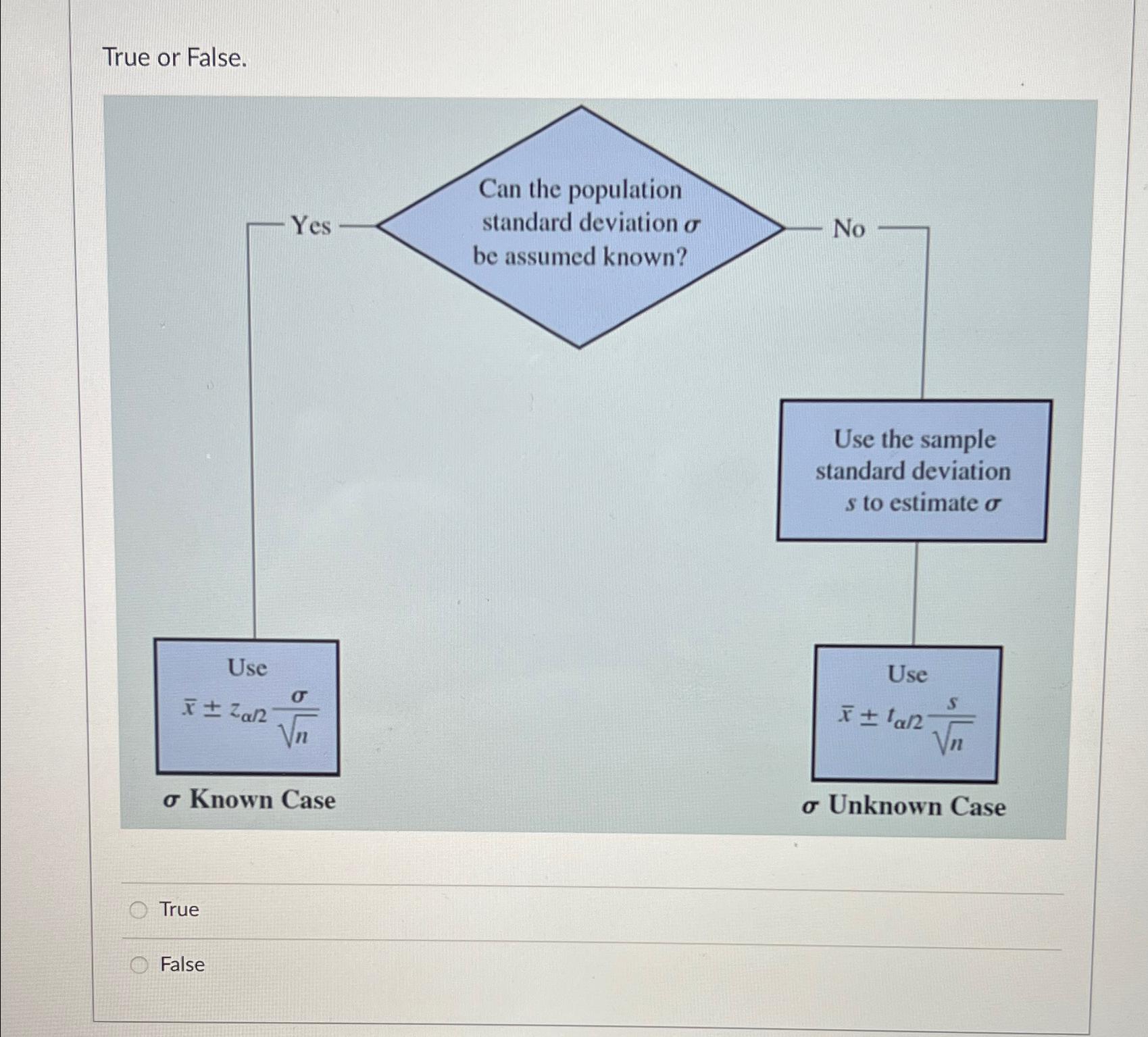 Solved True or False.TrueFalse | Chegg.com