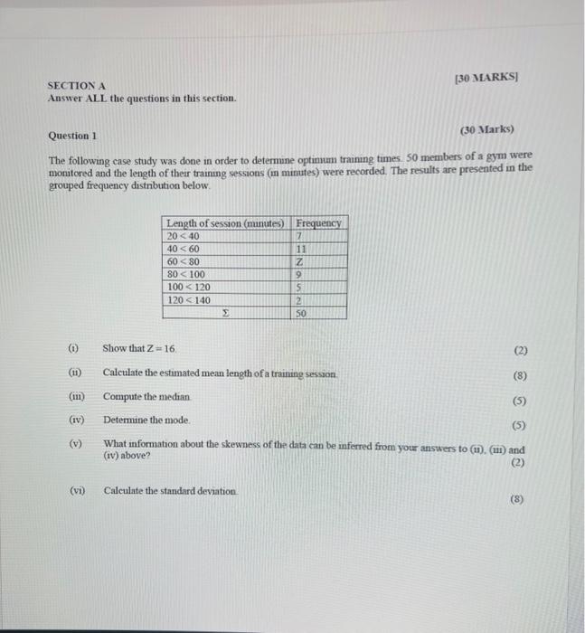Solved SECTION A Answer ALL the questions in this section. | Chegg.com