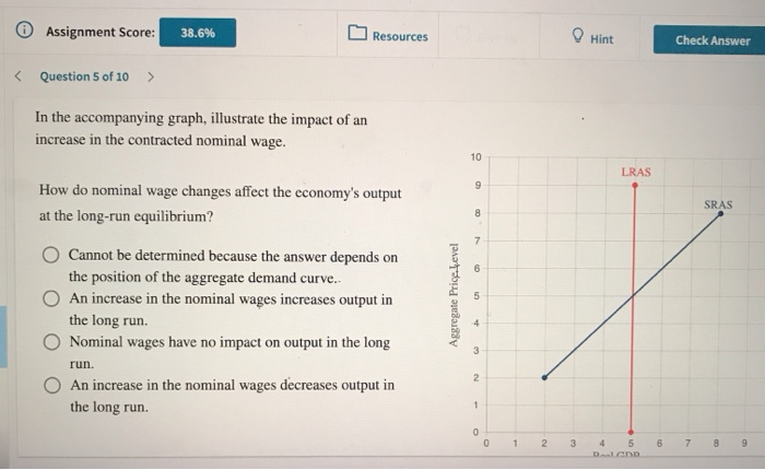 Solved Assignment Score: 38.6% Resources Hint Check Answer