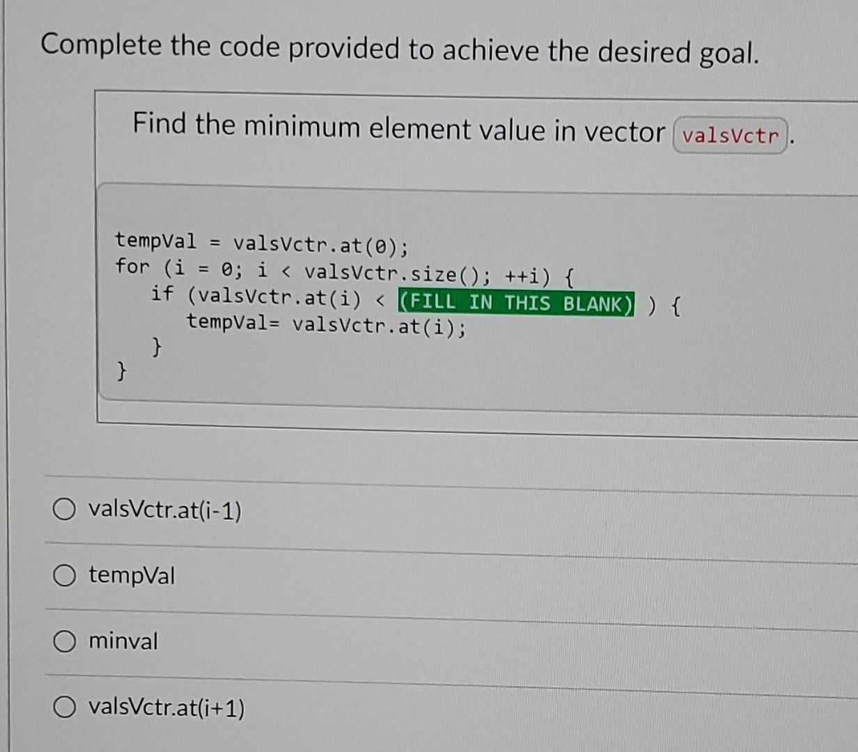 Solved Complete the code to print all items for the given | Chegg.com