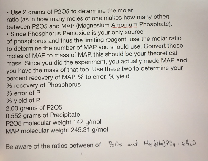 Solved this is about finding phosphorus amounts on | Chegg.com