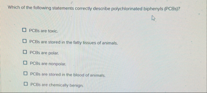 Which of the following statements correctly describe | Chegg.com