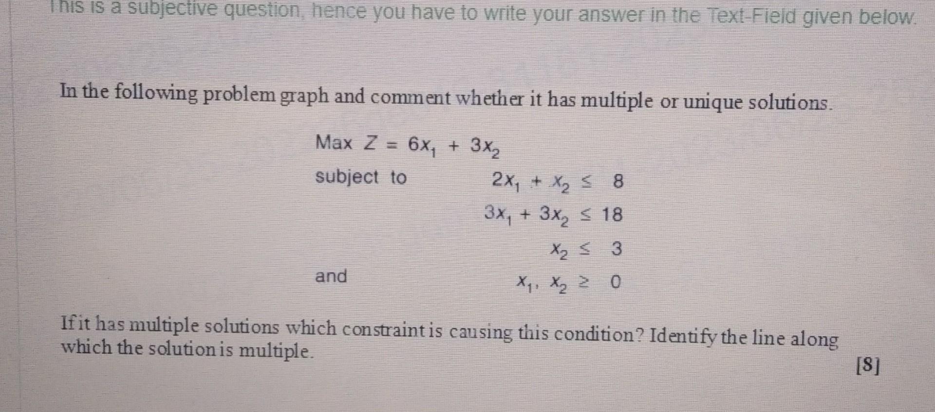 Solved Inis is a subjective question, hence you have to | Chegg.com