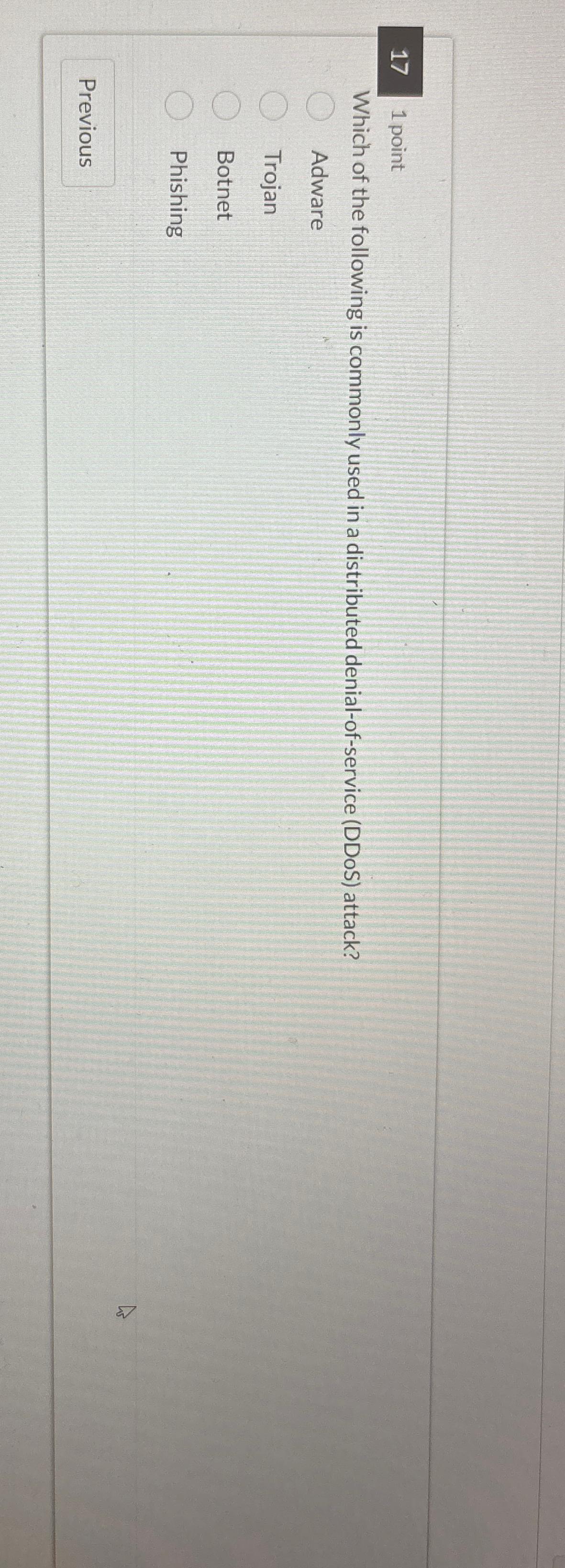 Solved 171 ﻿pointWhich of the following is commonly used in | Chegg.com