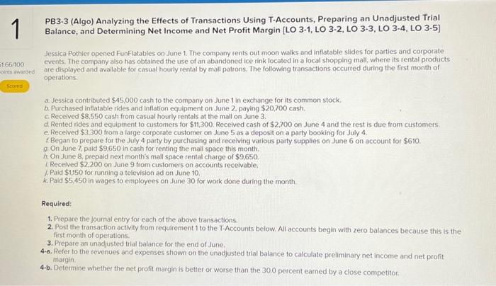 Solved PB3-3 (Algo) Analyzing the Effects of Transactions | Chegg.com