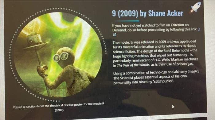 Solved Do the "stitchpunks in 9 have freewill or are their | Chegg.com