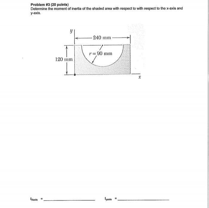 Solved Problem #3 (20 points) Determine the moment of | Chegg.com Solved Problem #3 (20 points) Determine the moment of | Chegg.com
