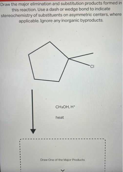 Solved Draw all elmination products that could be formed in | Chegg.com