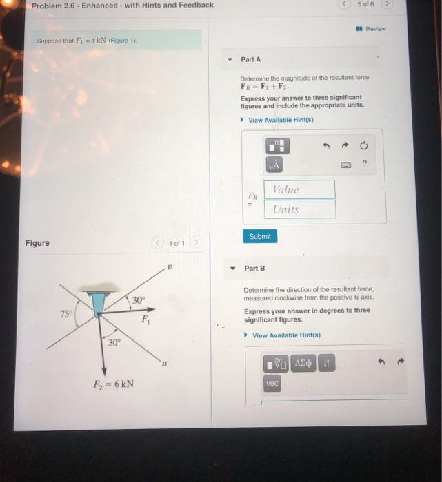 Solved Problem 2.6 - Enhanced - with Hints and Feedback 5 of | Chegg.com