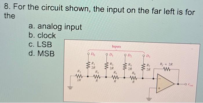 Solved 5. The ADC804 integrated circuit signals a completed | Chegg.com