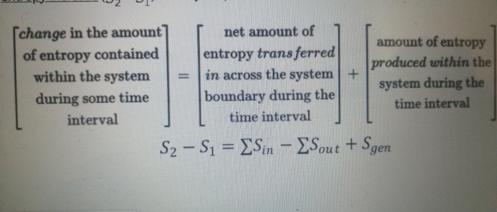 Solved Entropy Statement of the 2nd law states | Chegg.com