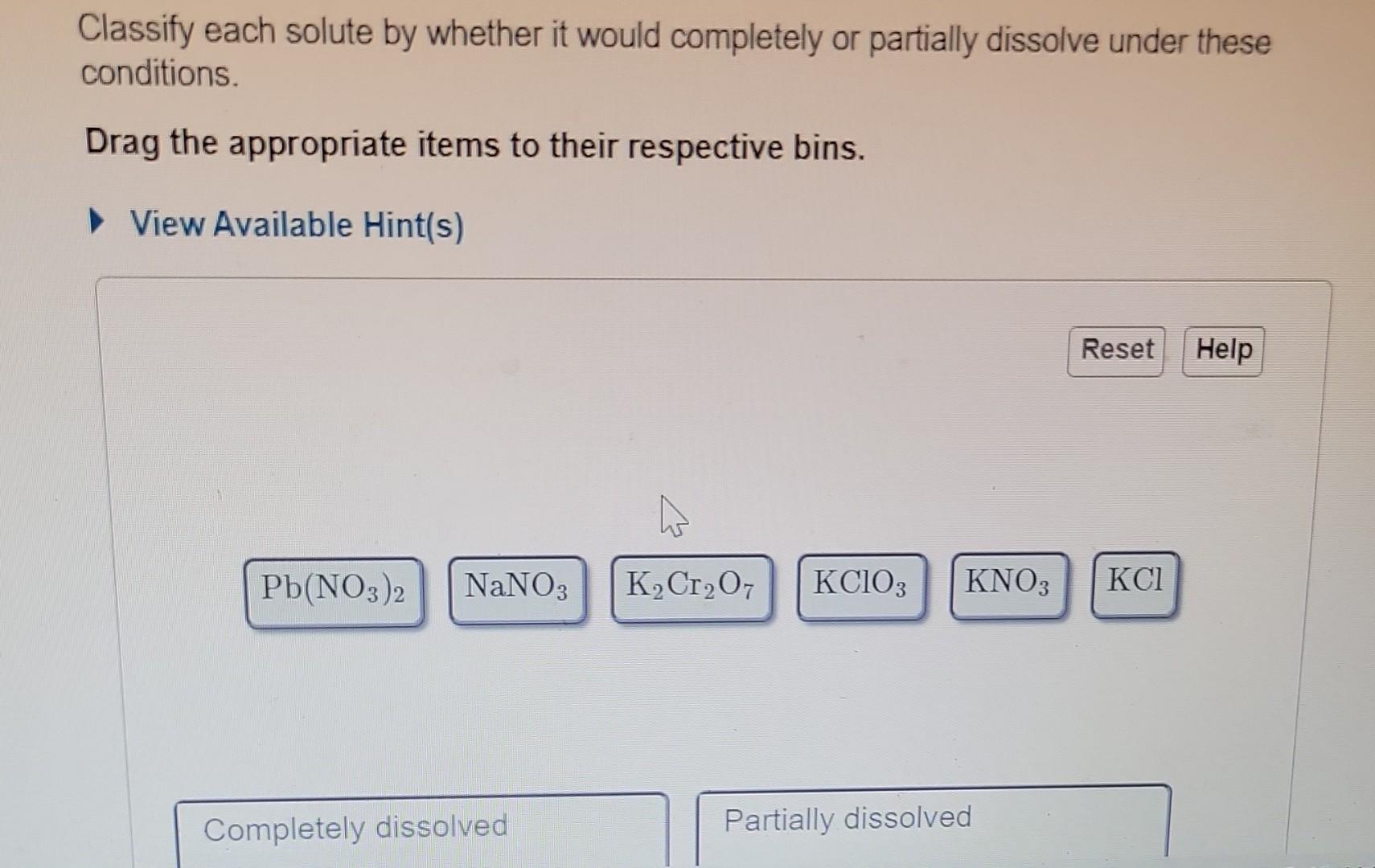 Solved Determine if each compound shown is soluble or | Chegg.com