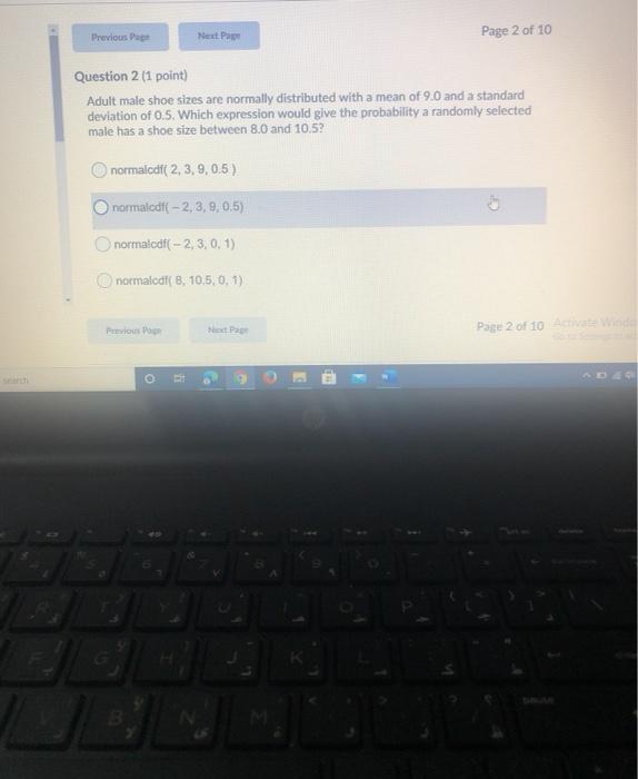 Solved Previous Part Next Pa Page 2 of 10 Question 2 (1 | Chegg.com