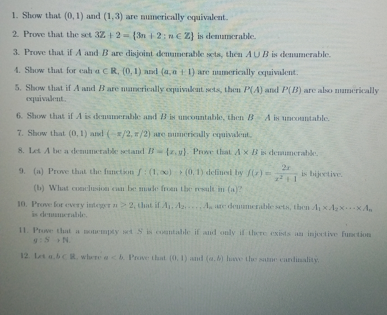 Solved Show that (0,1) ﻿and (1,3) ﻿are numerically | Chegg.com