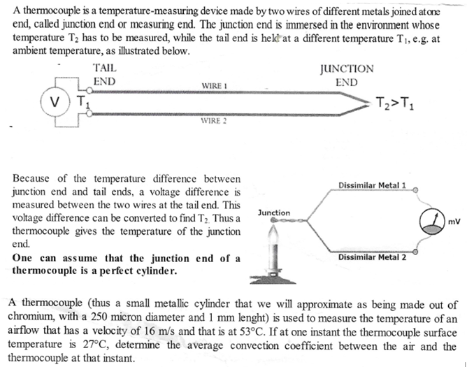 Solved A thermocouple is a temperature-measuring device made | Chegg.com