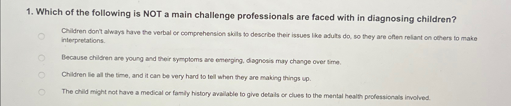 Solved Which of the following is NOT a main challenge | Chegg.com