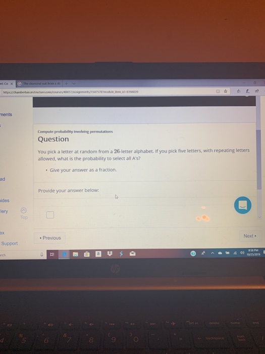 Solved Compute probability involving permutations Question | Chegg.com Solved Compute probability involving permutations Question | Chegg.com
