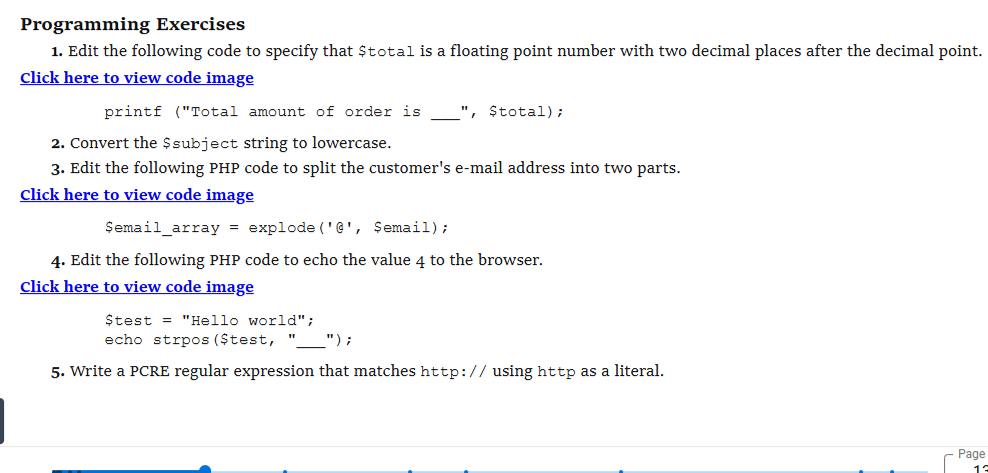 Solved Edit the following code to specify that $total is a | Chegg.com