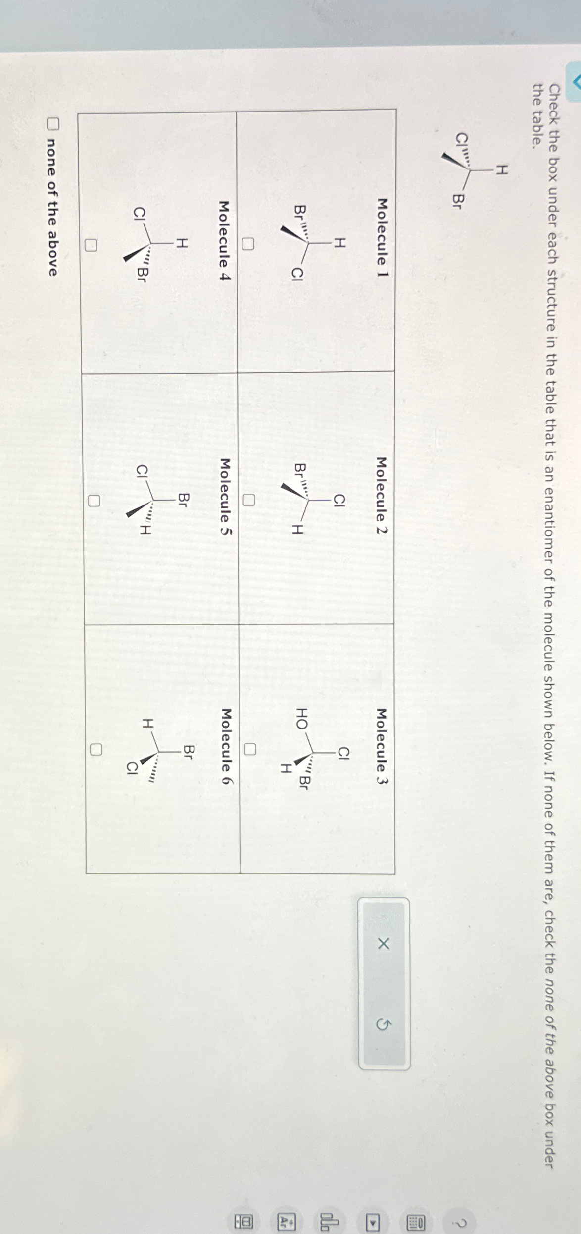 Solved Check the box under each structure in the table that | Chegg.com