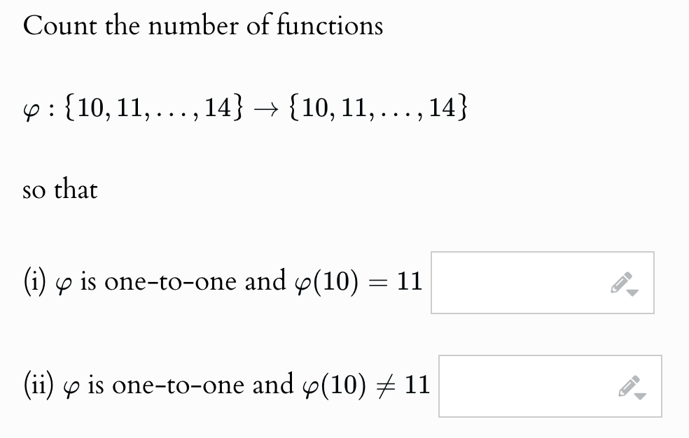 Solved Count the number of | Chegg.com
