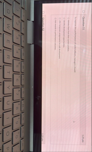 Solved Question 511.25 ﻿ptsTo improve the performance of | Chegg.com