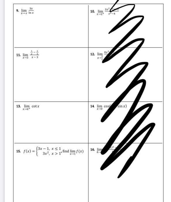 Solved 1.4 Finding Limits by Analytic Methods Homework Name | Chegg.com