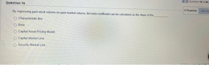 Solved The gives the risk-return relationship for efficient | Chegg.com