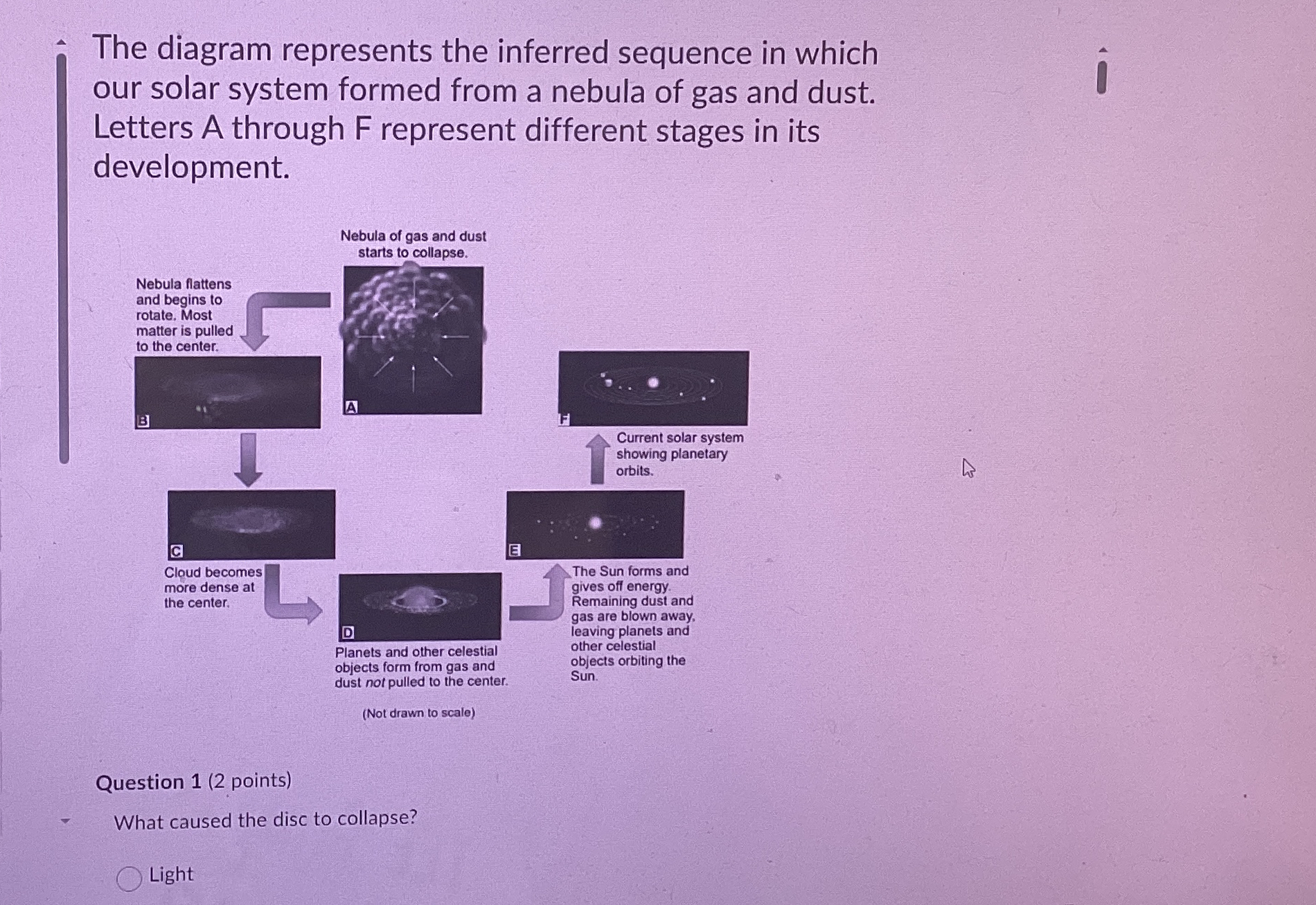 Solved The diagram represents the inferred sequence in which | Chegg.com