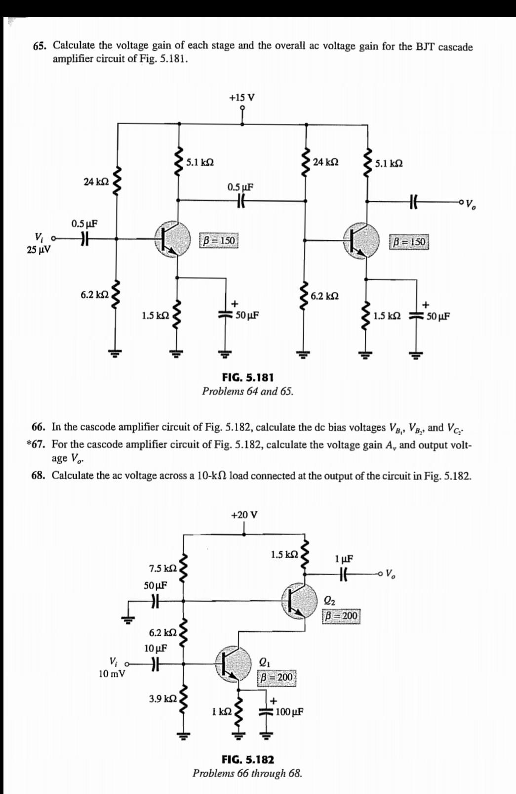 Solved 5.13 Collector Feedback Configuration 41. For the | Chegg.com
