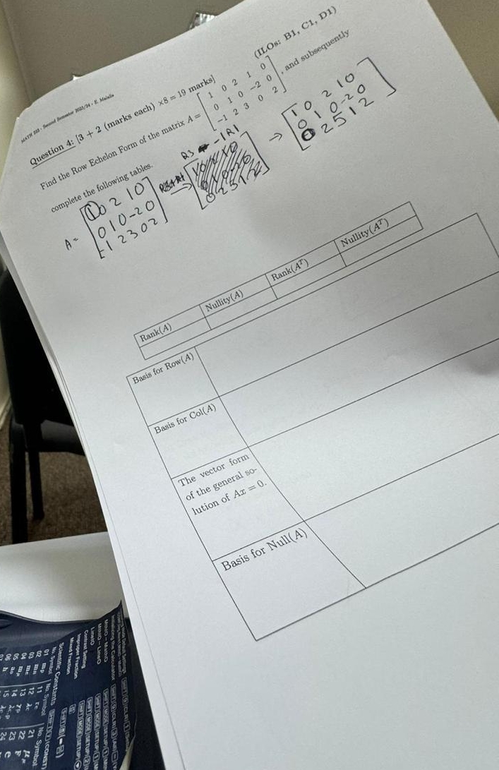 Solved 2a3/24E Malale882889Question 4: (3 + 2 (marks each) | Chegg.com