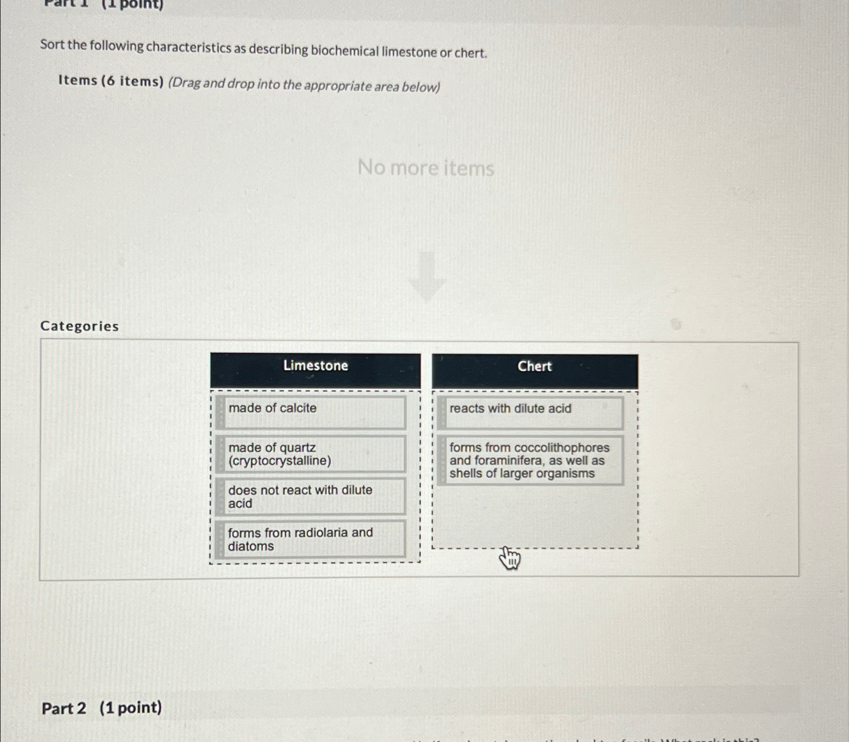 Solved Sort the following characteristics as describing | Chegg.com