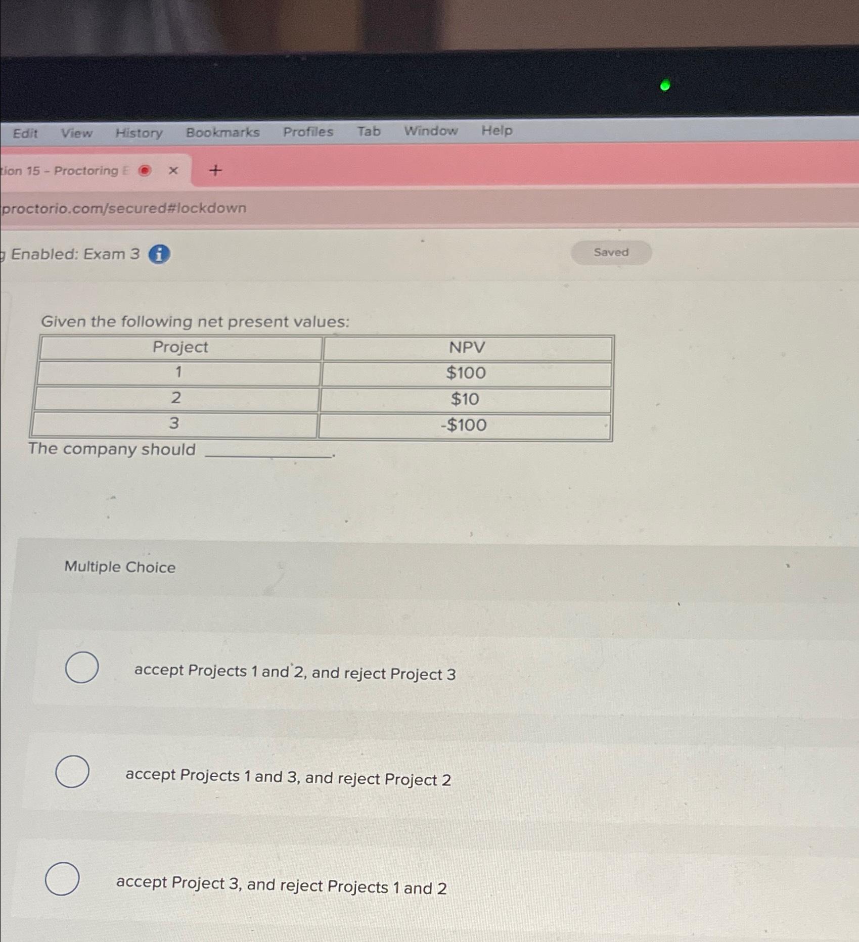 Solved Given the following net present | Chegg.com