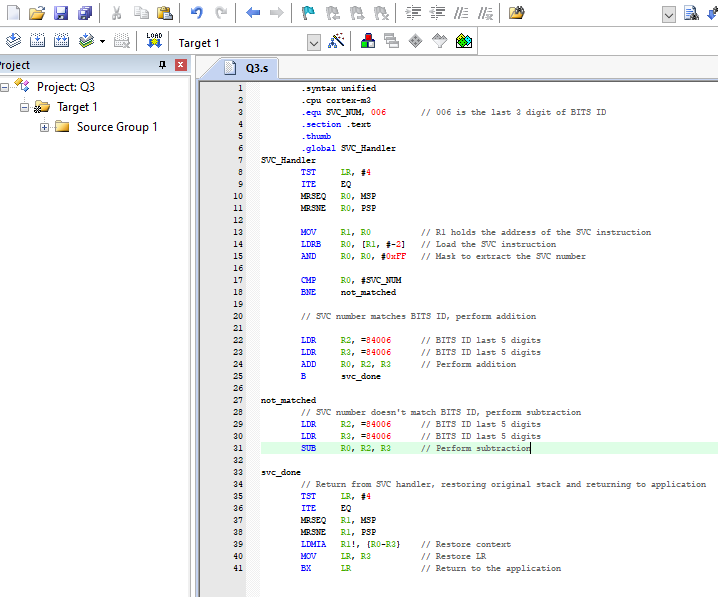 Solved Syntax Unified ﻿ Cpu Cortex M3 ﻿ Equ 3553