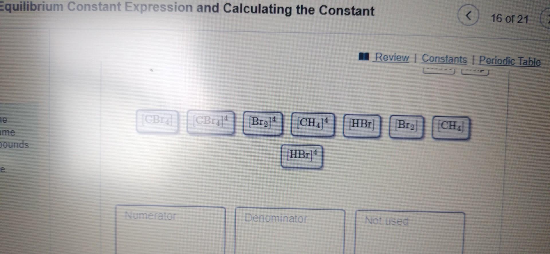 quilibrium Constant Expression and Calculating the | Chegg.com