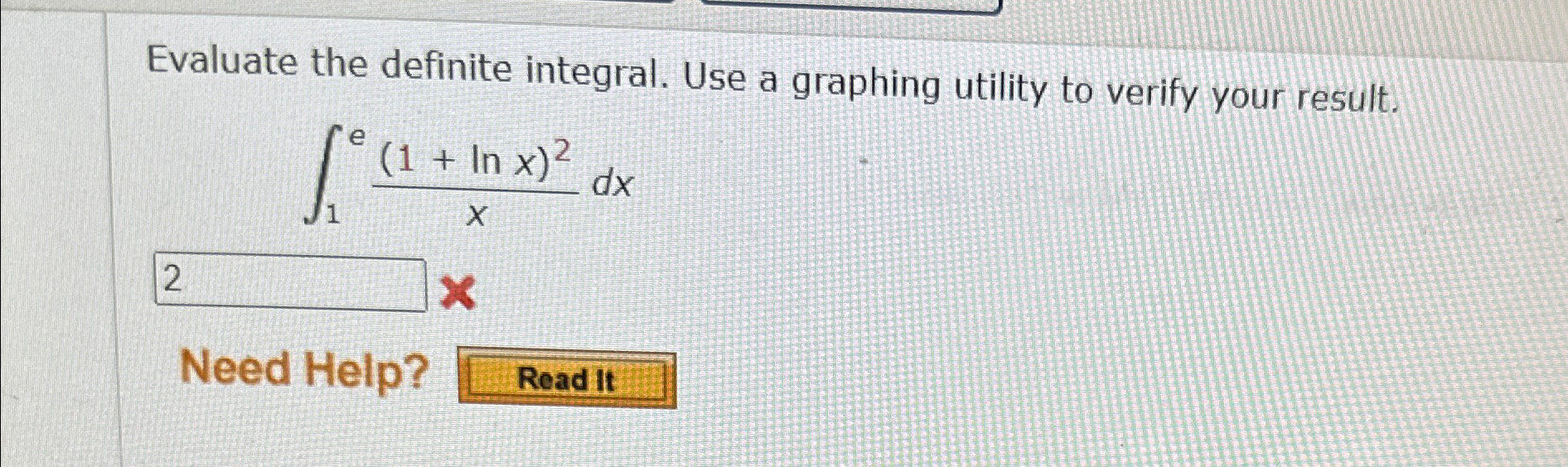 Solved Evaluate the definite integral. Use a graphing | Chegg.com