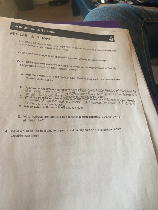 Solved Introduction to Science EXERCISE 2: SIGNIFICANT | Chegg.com