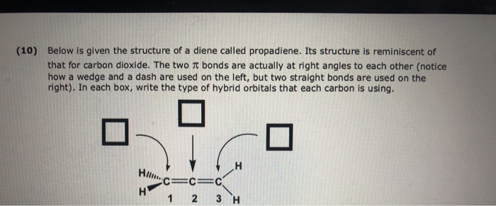 Solved (10) Below is given the structure of a diene called | Chegg.com