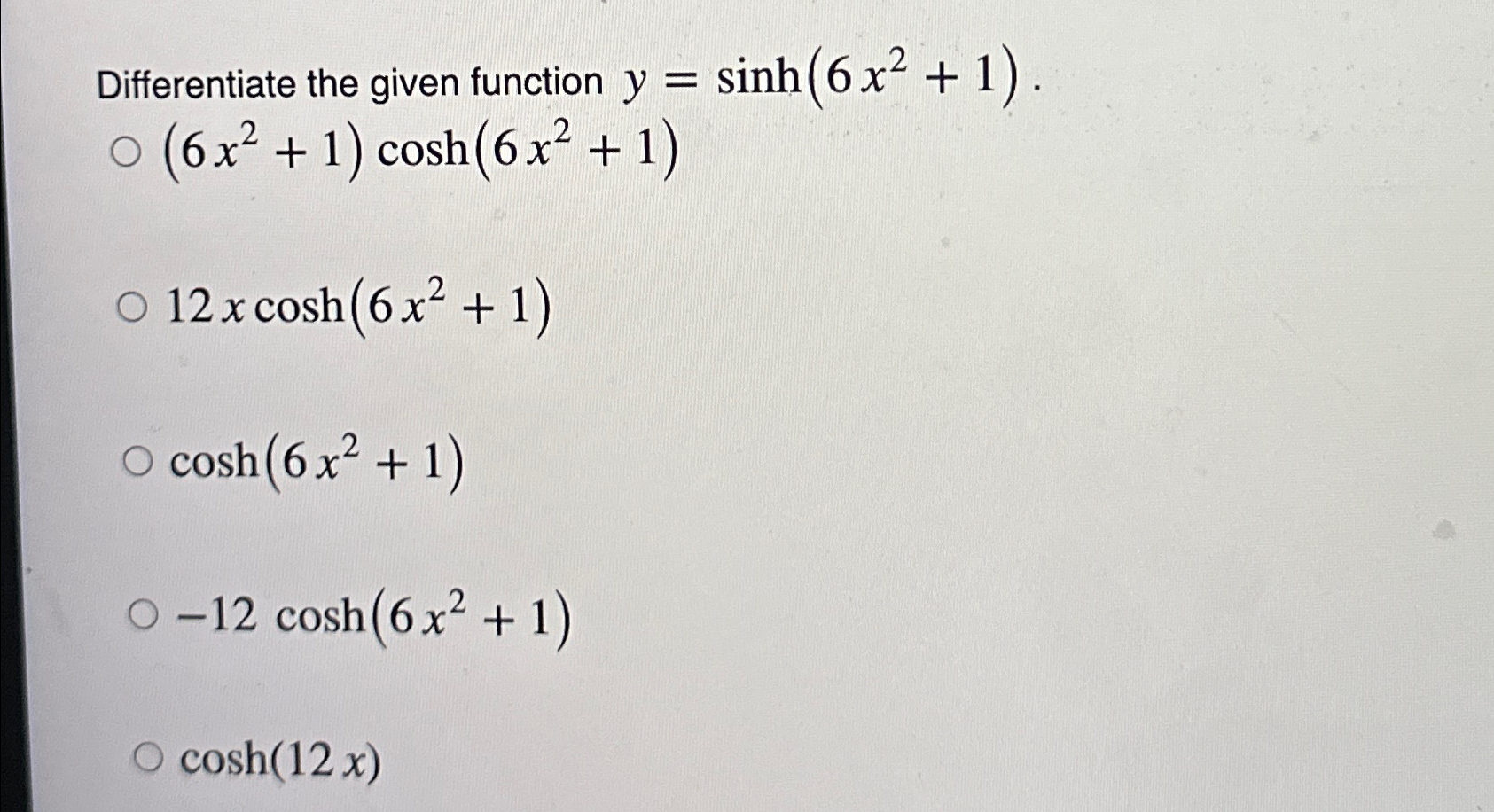 Solved Differentiate the given function | Chegg.com