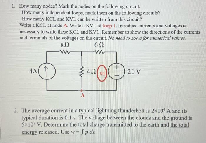 Solved 1. How many nodes? Mark the nodes on the following | Chegg.com