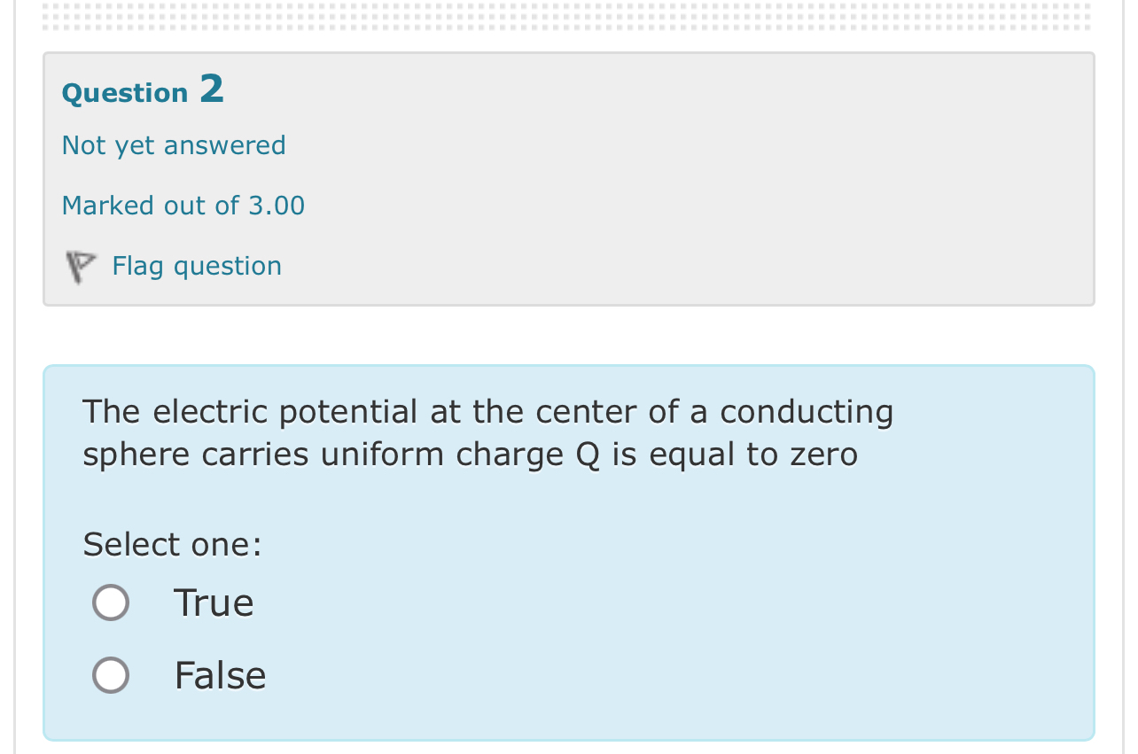 Solved Question 2Not yet answeredMarked out of 3.00Flag | Chegg.com Solved Question 2Not yet answeredMarked out of 3.00Flag | Chegg.com