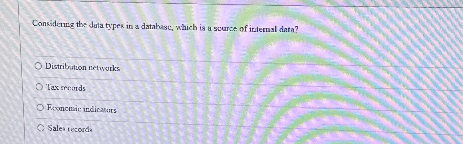 Solved Considering the data types in a database, which is a | Chegg.com