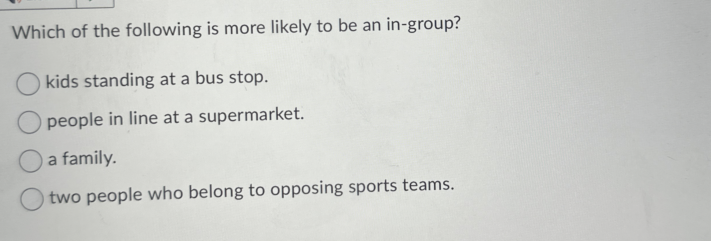 Solved Which of the following is more likely to be an | Chegg.com