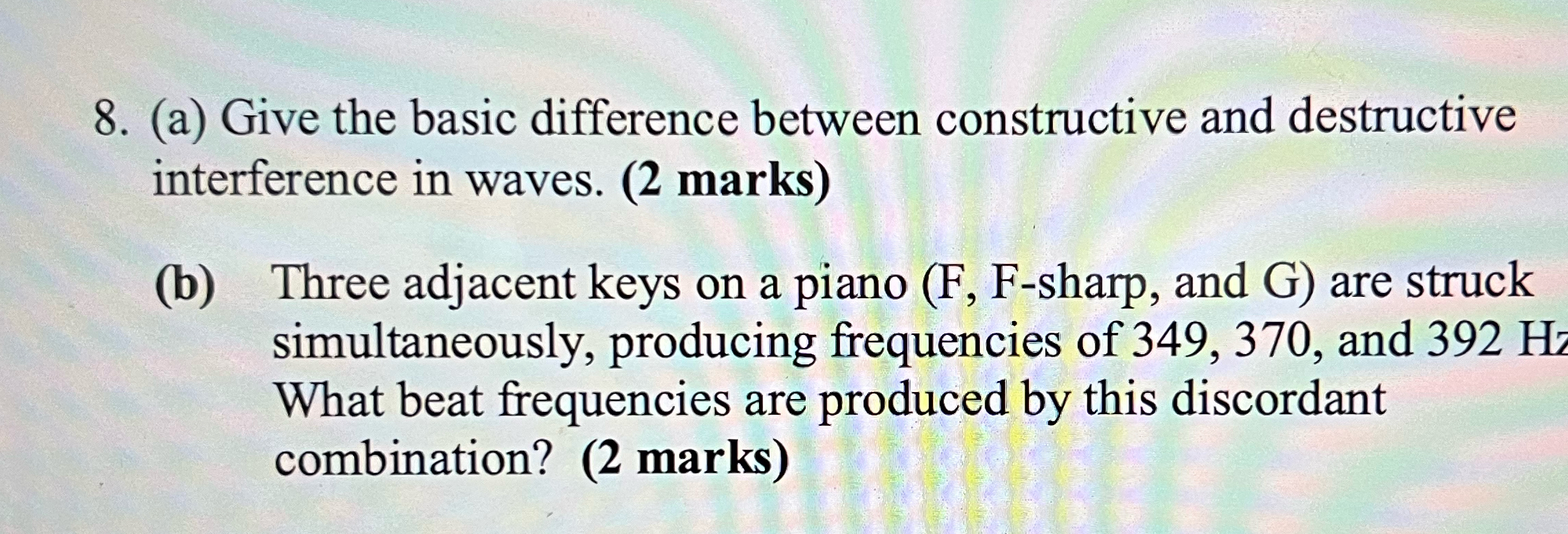 Solved (a) ﻿Give the basic difference between constructive | Chegg.com