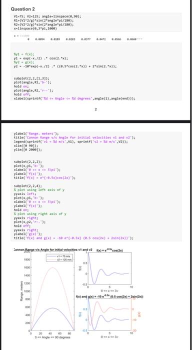 Solved solve by Matlab live script (I want the solution | Chegg.com