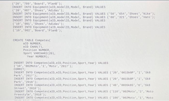 Solved DOCUMENT 1: SPOOL Log file: Mod5LastnameFirstname.txt | Chegg.com