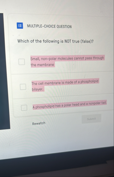 Solved ﻿MULTIPLE-CHOICE QUESTIONWhich of the following is | Chegg.com